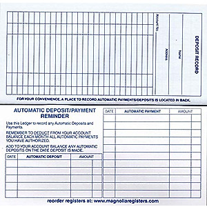 18 Pack Check Registers for Personal Checkbook, 23-24-25 Calendars, Transaction Register and Ledgers