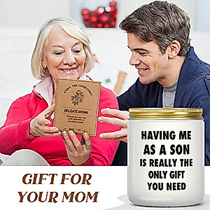Gifts for Mom & Dad from Son, Funny Birthday Present for Mom, Gifts Idea for Dad, Mother's Day Gifts, Father's Day Gifts, Thanksgiving Christmas Valentines Gifts for Parents, Lavender Candles
