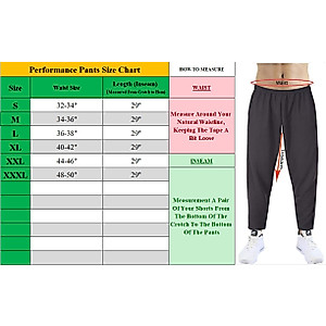 DARESAY 3 Pack: Men’s Athletic Pants with Pockets, Mens Sweatpants, Workout Pants for Men with Pockets (Up to 3XL)