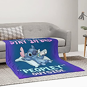 Cute Cartoon Throw Blanket Soft Lightweight Air Conditioner Blanket Plush Blanket for Sofa Couch Bed Home Decorative 50"x40"