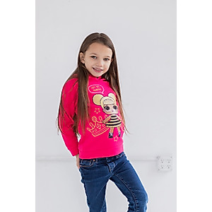 L.O.L. Surprise! Queen Bee Big Girls Fleece Pullover Hoodie Pink 10-12