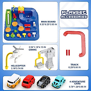 TOY Life Car Adventure Toys Race Track for Toddlers - Boy Toy & Race Tracks for Boys - Toddler Car Toys Preschool Educational Toy Cars for Kids 3 4 5 6 7 Year Old Car Track Gifts for Kids