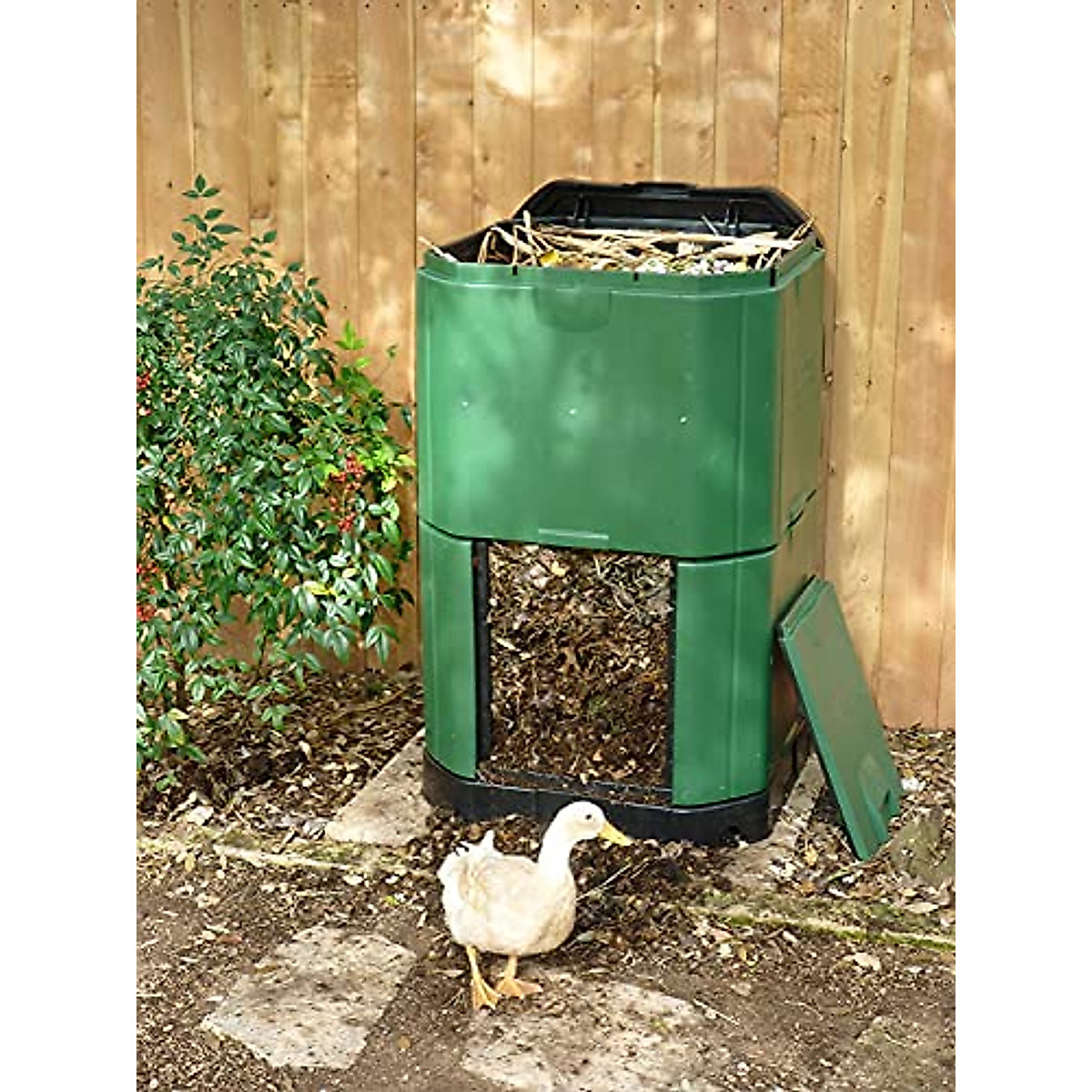 Exaco Aerobin 400 Insulated Compost bin, 113 Gallon, Green