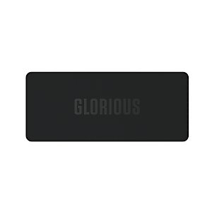 Glorious Sound Dampening Keyboard Mat (13.7 x 5.7 in.) - Compact Keyboard Deskpad - Non-Slip Rubber Base, Washable Cloth Surface, Durable Stitched Edges