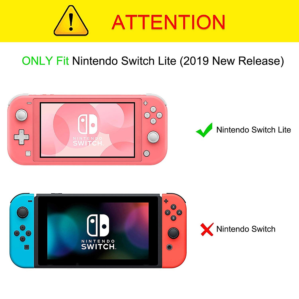 Fintie Carrying Case for Nintendo Switch Lite 2019 - Portable Travel Bag Protective Sleeve Pouch w/Side Pocket, Game Card Slots, Holding Strap for Nintendo Switch Lite and Accessories, Living Coral