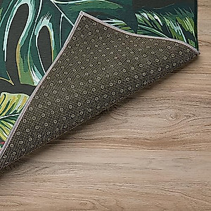 Dalyn Rugs Indoor/Outdoor Tropics TC6 Black Washable 8' x 10' Rug