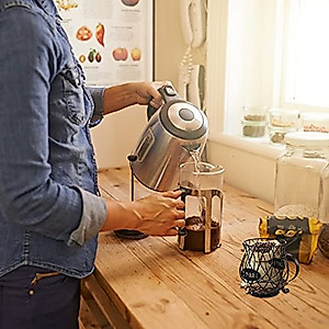 Cabilock Iron Coffee Pod Holder K Cup Holder Organizer Mug Kpod Container Cup Keeper Coffee Mug Fruit Storage Basket