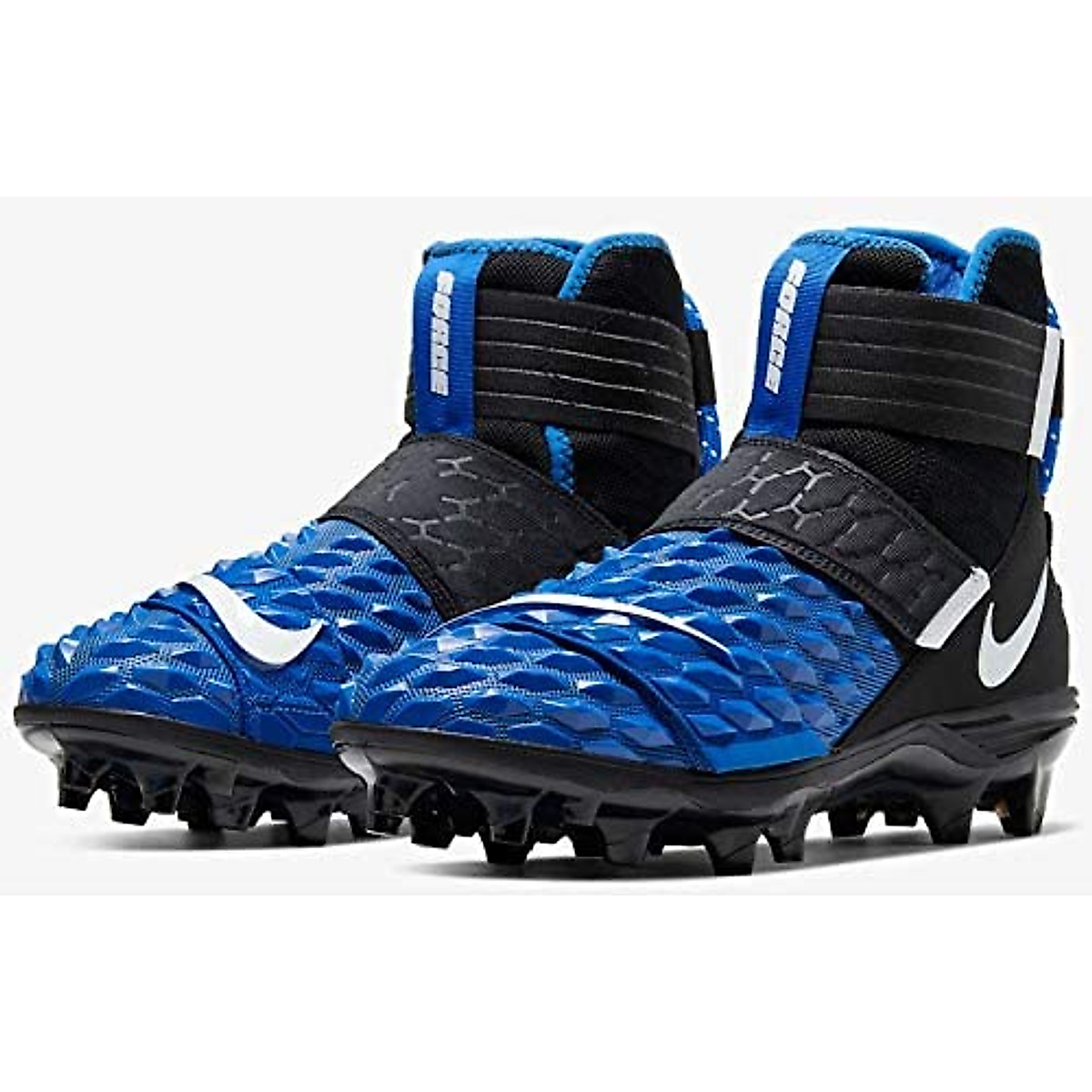 Nike Men's Force Savage Elite 2 Football Cleats (Black/White-Game Royal, Numeric_18)