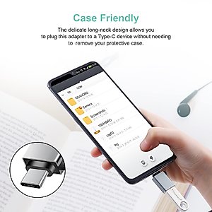 BaseNew USB C to USB Adapter 6 Pack,USBC to USB Adapter,USB A to USB C Adapter,USB to USBC Adapter,USB-C to USB Adapter,C to USB Adapter for MacBook Pro/Air,iPad Pro and More(Grey)