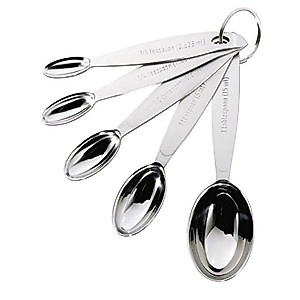 Cuisipro Silver Measuring Spoon Set, Standard