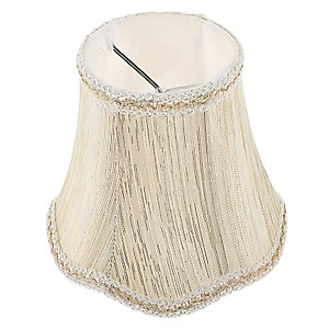 DOITOOL 2pcs Fabric Lampshade Rustic Floor Lampshade Royal Lamp Shades Lamp Shade Replacement Fabric Lamp Shade Lamp Shade Fabric Cloth Nightstand Lamp Shade Pagoda Iron Sector
