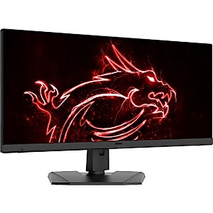 MSI MPG341QR, 34" Gaming Monitor, 3440 x 1440 (UWQHD), IPS, 1ms, 144Hz, G-Sync Compatible, HDR 400, HDMI, Displayport, USB Type-C, Tilt, Swivel, Height Adjustable,Black