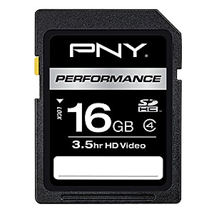 PNY 16GB 2-Pack Performance Class 4 SD Card – (P-SDHC16G4X2-GE)