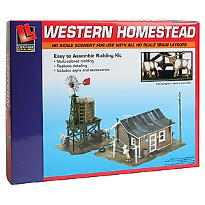 Life-Like Trains HO Scale Building Kits - Western Homestead