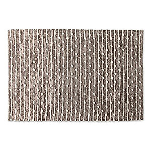 DII Slub Rug Collection Recycled Cotton Loop, 2x3', Stone