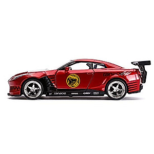 Jada 1:24 Diecast 2009 Nissan GT-R with Red Ranger Figure for Boys