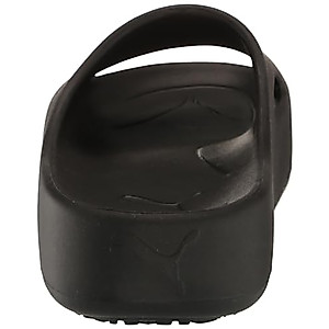 PUMA Women's SHIBUSA Slide Sandal, Puma Black-Puma Black, 7