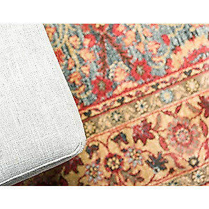 Unique Loom Edinburgh Collection Area Rug - Monroe (9' x 12' 2" Rectangle Blue/Brown)