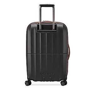 DELSEY Paris St. Tropez Hardside Expandable Luggage with Spinner Wheels, Black, 2-Piece Set (21/28)