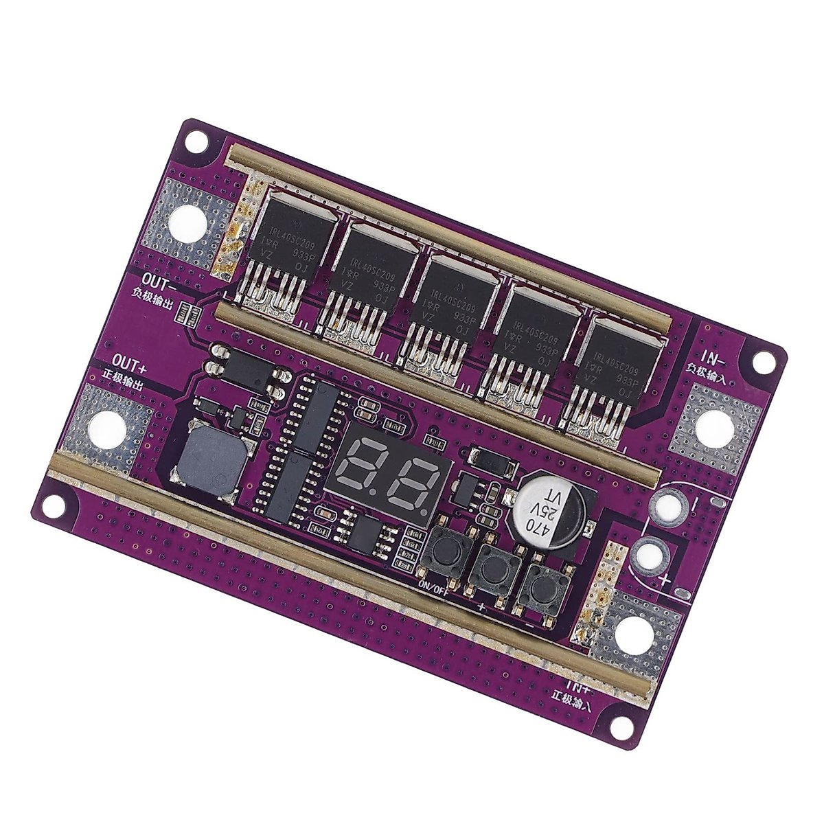 Spot Welder Board Digital Display Spot Welder Board Digital Display 99 Gears Adjustable High Power Output Spot Welding Machine Circuit Board 12V