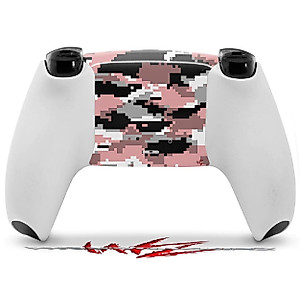 WraptorSkinz Skin Wrap compatible with Sony PS5 DualSense Controller WraptorCamo Digital Camo Pink (CONTROLLER NOT INCLUDED)
