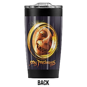 The Lord of the Rings My Precious Stainless Steel Tumbler 20 oz Coffee Travel Mug/Cup, Vacuum Insulated & Double Wall with Leakproof Sliding Lid | Great for Hot Drinks and Cold Beverages