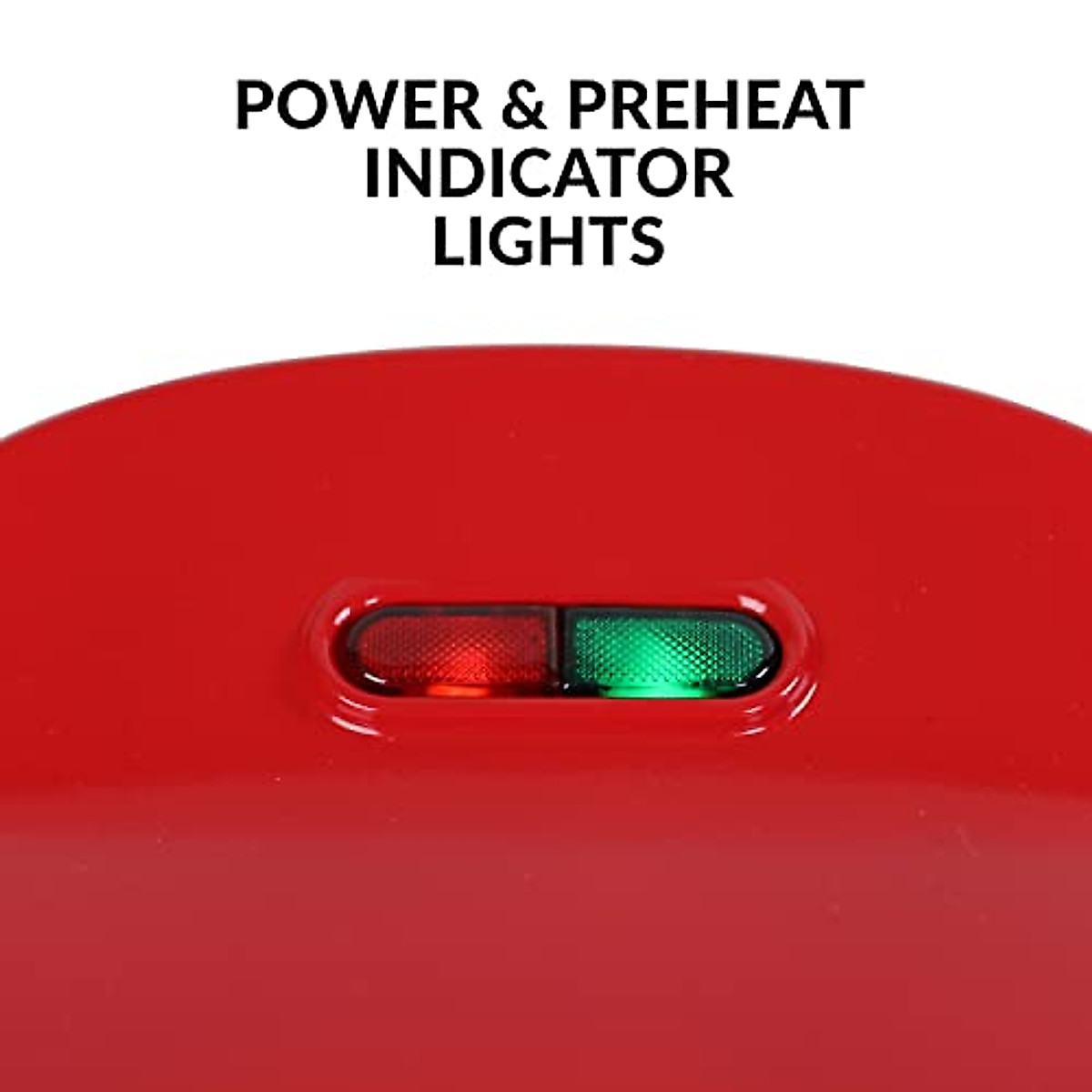 Taco Tuesday Deluxe 10-inch 6-Wedge Electric Quesadilla Maker with Extra Stuffing Latch, Red