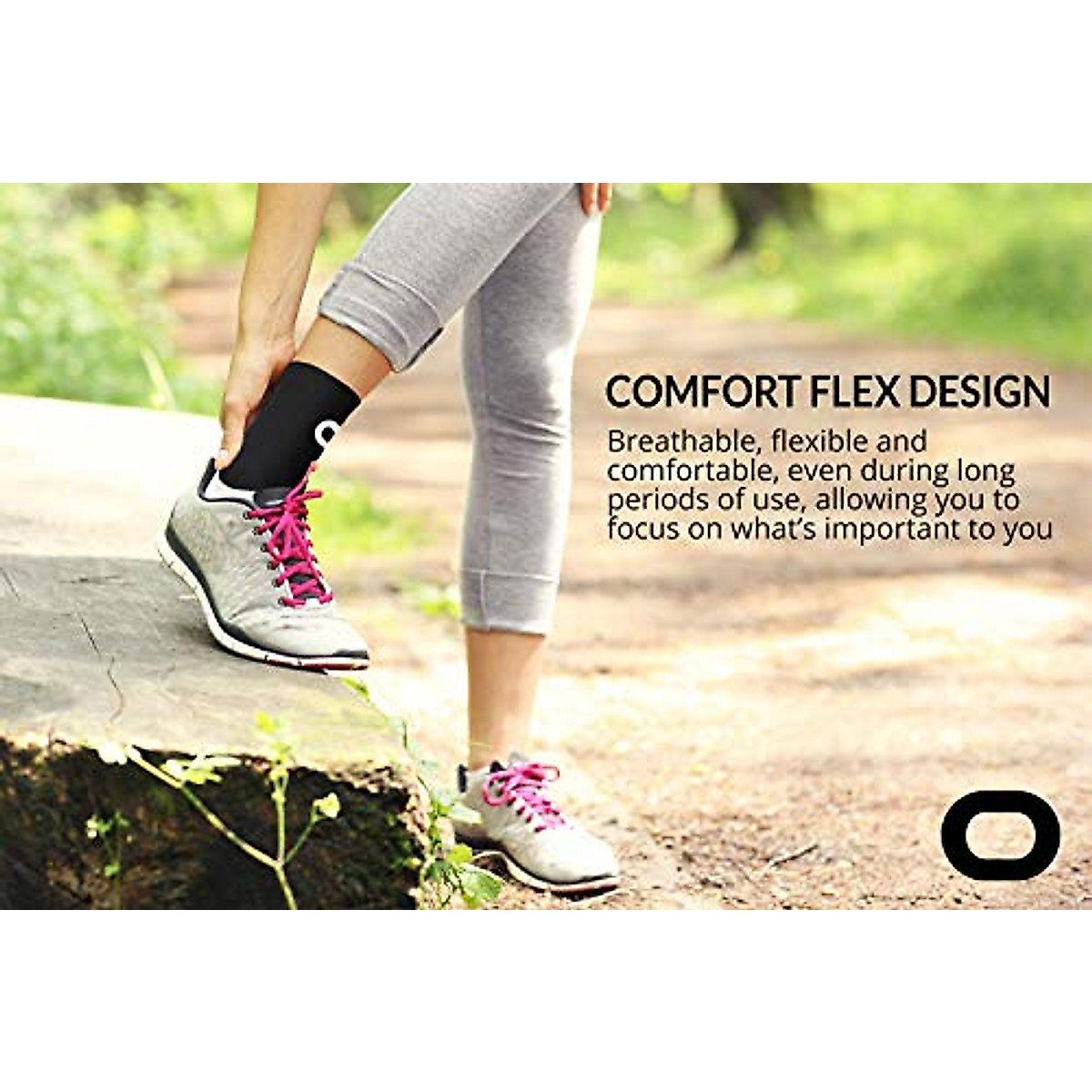 Ankle Brace Compression Sleeve for Men & Women (1 Pair) - Best Ankle Support Foot Braces for Pain Relief, Injury Recovery, Swelling, Sprain, Achilles Tendon Support, Plantar Fasciitis Socks