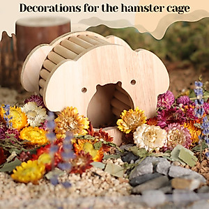 PINVNBY Hamster Bedding, 7OZ Natural Flower Small Pet Bedding for Hamsters, Gerbils, Mice, Lemming, Degus