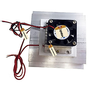 Lsgoodcare DIY Peltier Cooler Kit 12Volt Semiconductor Thermoelectric Cooler Peltier Cooling System TEC1-12706 Peltier Heatsink Module kit