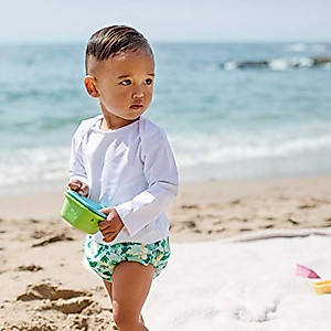 i Play Boys Reusable Absorbent Baby Swim Diapers Green Tropical Jungle 18 Months