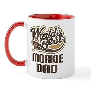 CafePress Morkie Dog Dad Mug Ceramic Coffee Mug, Tea Cup 11 oz