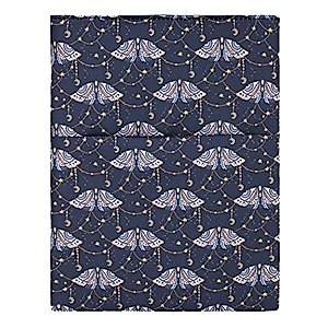 The Great Oak Nocturnal Wings - Padded Book Sleeve - 8.5inch x 11inch - Zippered Pocket - Book Cover for Paperback, Hardback, Planner, Kindle