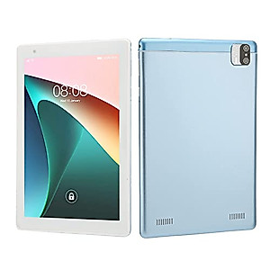 8 Inch Tablet, 100240V Blue Tablet for at Home on The Go (US Plug)