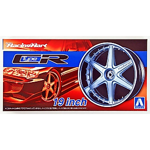 Aoshima 1/24 Scale Racing Hart Type Cr 19 Inch Wheel Set - Plastic Model Buiding Set # 53935