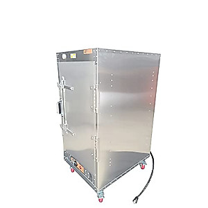 HeatMax 4 Foot Food Warmer Holding Cabinet for 9 Full Size Sheet Pans, for Churches, Schools, Catering, Can Be Used as a Basic Proofer, Made in USA with Service and Support