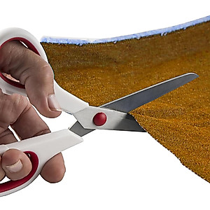 Fabric Scissors, Aksiko 8 inches Office Scissors, 2.0mm Thick Blade Shears All Purpose Scissors for Office Sewing Fabric Home Craft Use