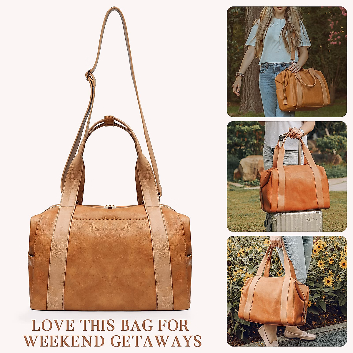 miss fong Diaper Bag Tote, Hospital Bag Essentials for Mom,Mommy Bag,Maternity Bags with Large Capacity and Multiple Pockets(Brown)