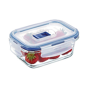 Luminarc Pure Box Active – Airtight Glass Storage Container, Rectangular 0.38 L