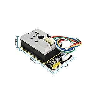 KEYESTUDIO Pm2.5 Dust Sensor Pm2.5 Air Particle Monitor for Arduino Mega Controller R3 Nano Micro Pro Mini