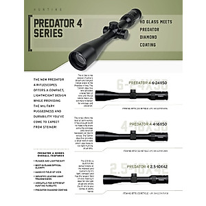 Steiner 8772 Predator 4 4-16x50mm E3 Reticle