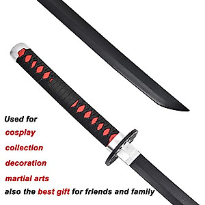 Demon Slayer Anime Sword - 41 Inch - Zenitsu, Tanjirou & Rengoku Styles - With Belt