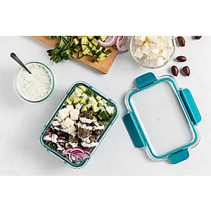 Ello DuraGlass Food Storage Containers, Antigua, 3.4 cup