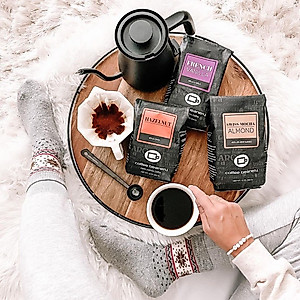 Vanilla Bean Flavored Coffee, Specialty Arabica Coffee, Medium Roast, 3LB, Coarse