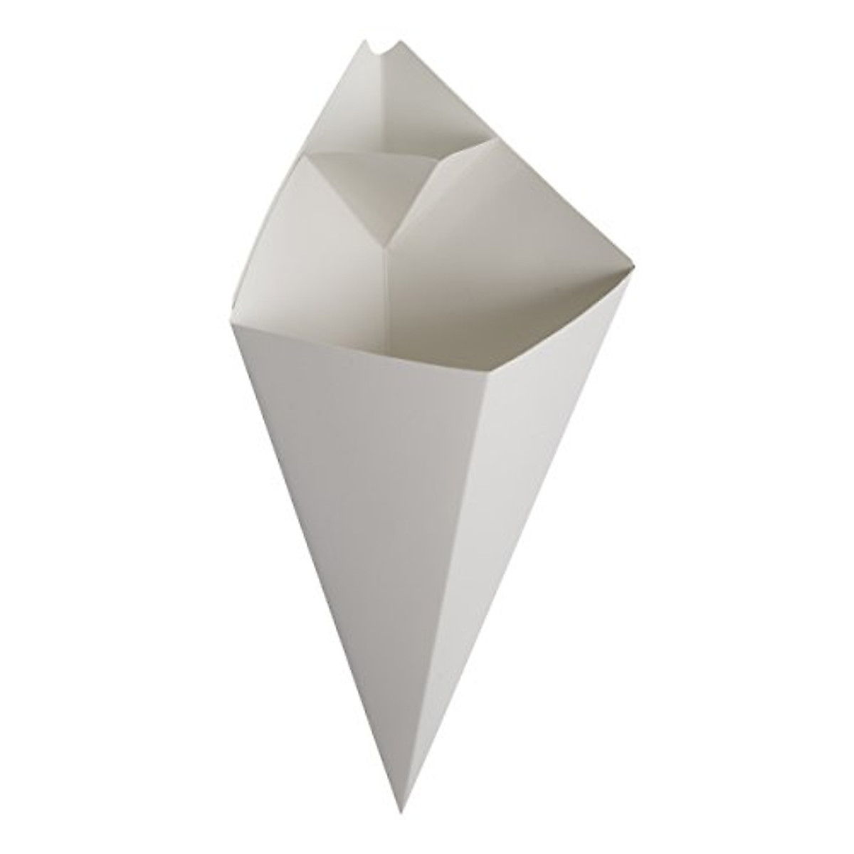American Metalcraft SQFBCN10 White Square Cardboard Food Cones, 5.5" Tapered Opening, 10-Ounce, 100 per Pack