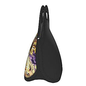 atgzfdr The Owl Anime House Lunch Bag Neoprene Zipper Lunch Box Insulated Picnic Bag Lightweight Tote Bags 11.4x11x5.5 Inches