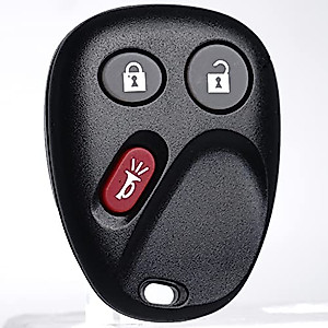 Keyless Entry Remote Control Key Fob Replacement Fits for Chevy Silverado 1500 2500HD 2003 2004 2005 2006 Avalanche Equinox SSR Suburban Tahoe GMC Sierra Yukon XL Hummer H2 Cadillac Escalade LHJ011