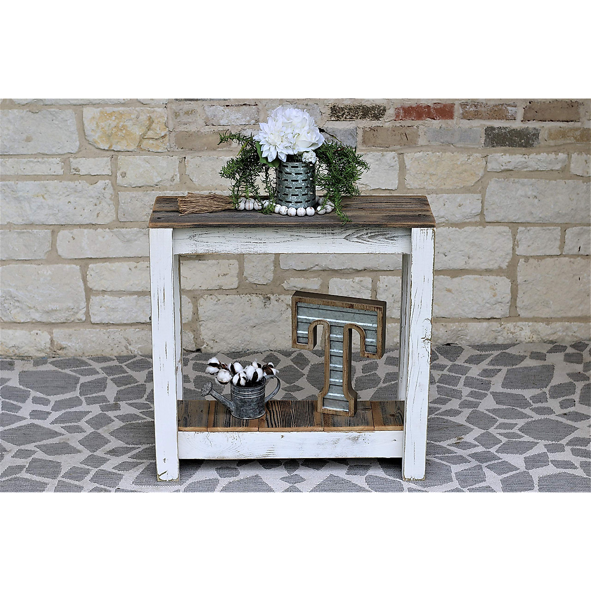 White Combo 30'' Console Table