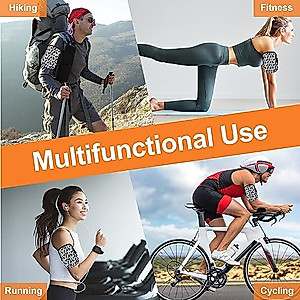 Grevosea Water Bottle Pouch, Tumbler Pouch for 18-40 Oz Water Cup Holder Pocket for Phone Card Keys Gym Cup Accessories for Women Men Running Walking Outdoor Adventure Water Bottle Handheld Caddy