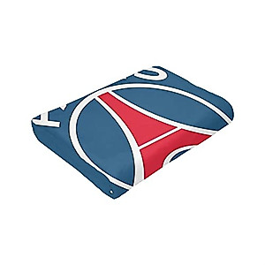 Paris Saint Germain Flannel Blanket Lightweight Cozy Bed Blankets Soft Throw Blanket Fit Couch Sofa Suitable for All Season 60"X50"